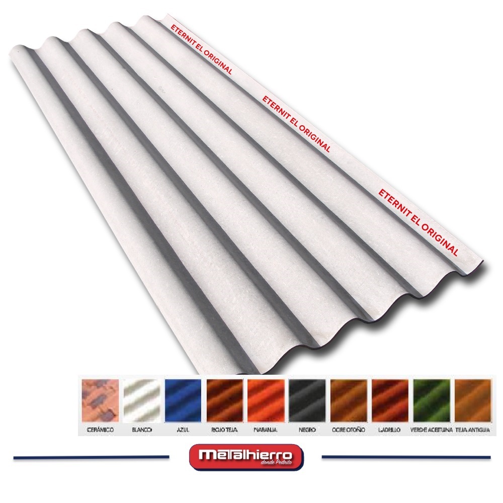 Techo eternit ondulado MANABI : Metalhierro | Construex