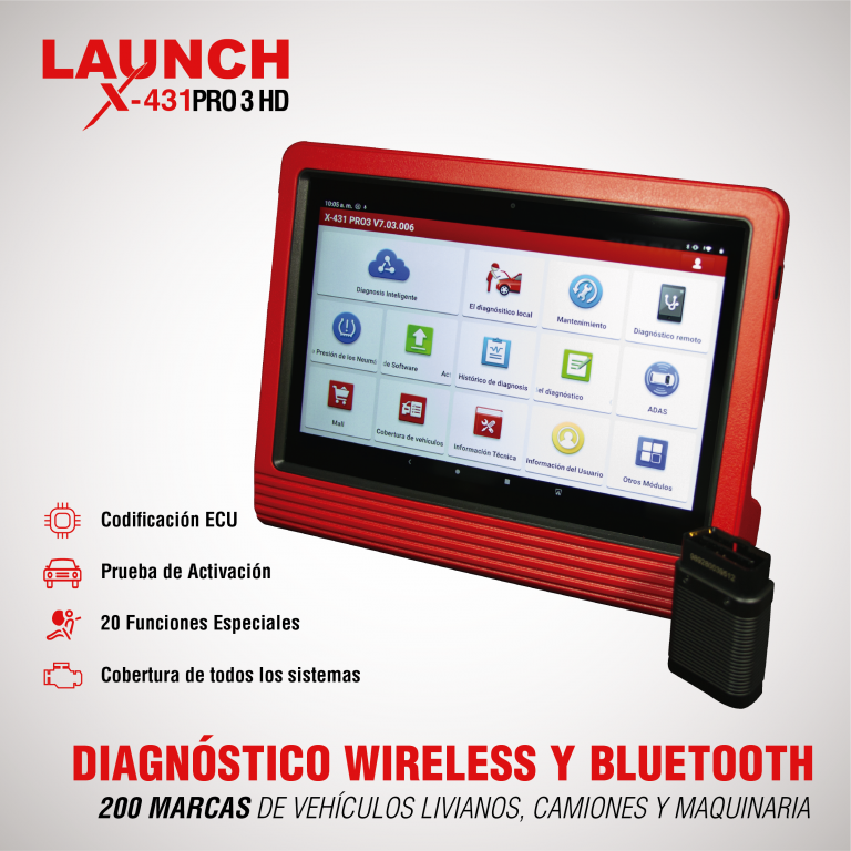 Escáner Profesional Launch : Globaltech | Construex