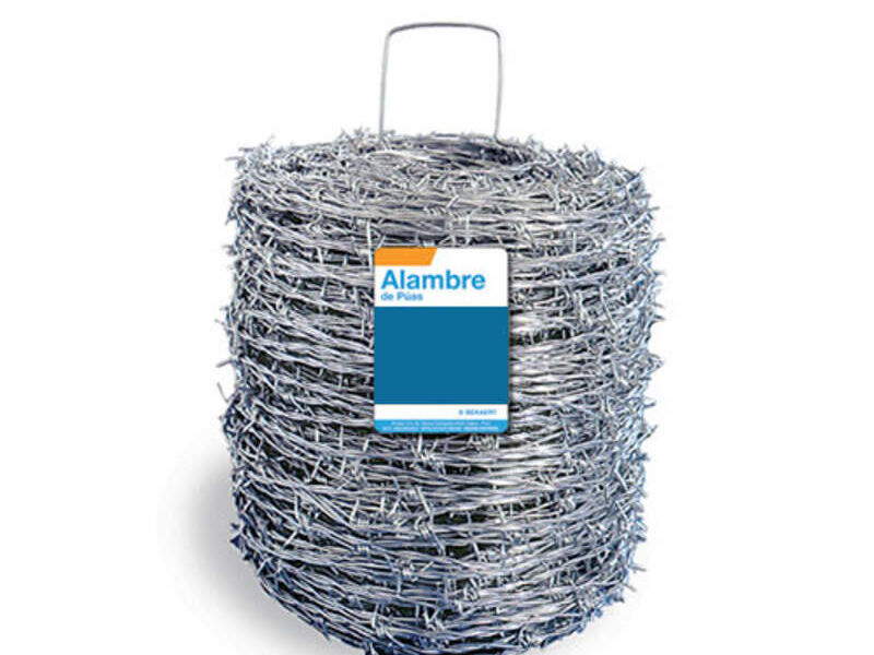 ALAMBRE DE PUAS GALVANIZADO DIPAC MANTA : Dipac | Construex