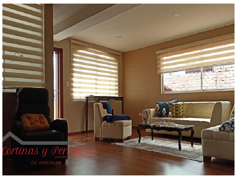 Persianas con cenefa Ecuador : TELAS MIL | Construex