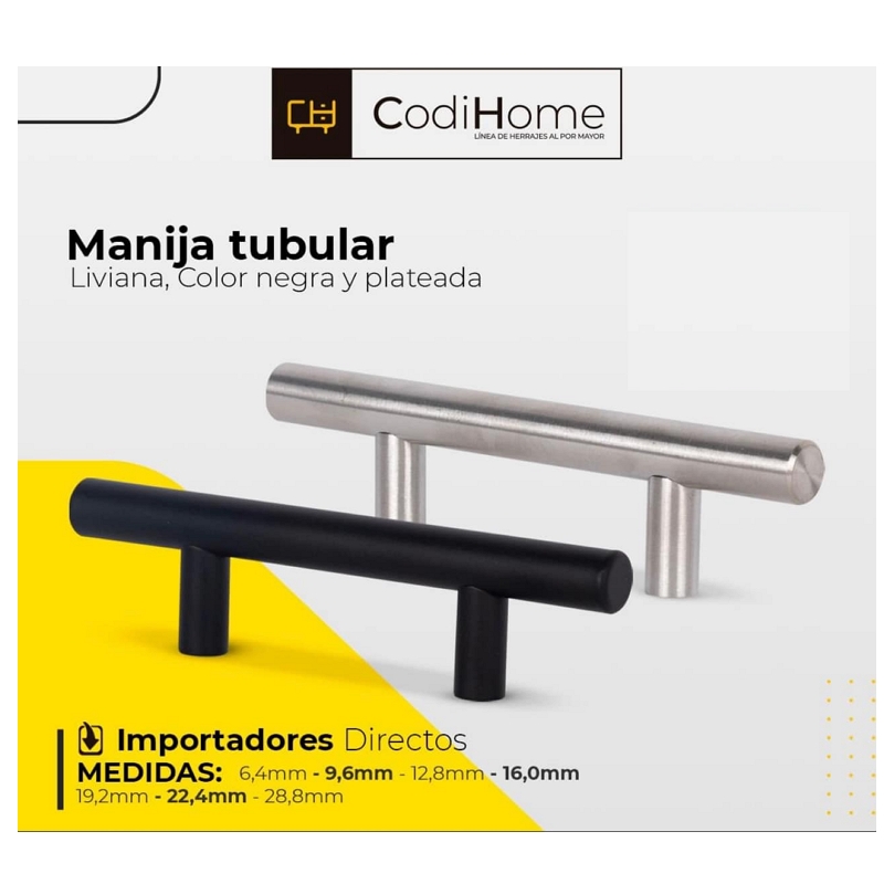Manija tubular Ecuador : CodiHome | Construex