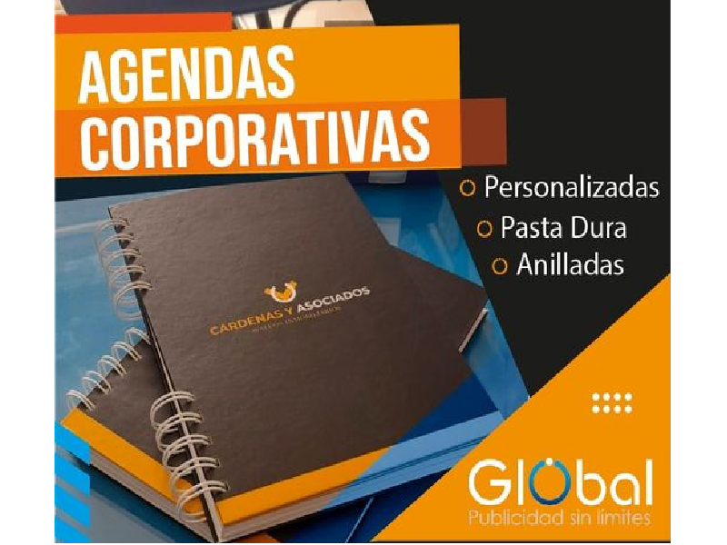 Agendas corporativas Ecuador : Global Diseño y Publicidad | Construex