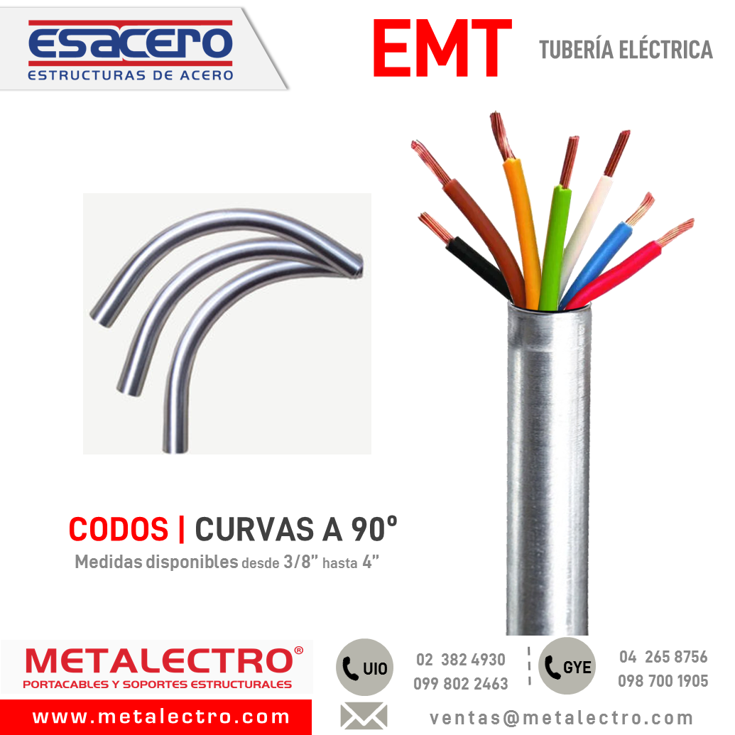 Codo EMT : Esacero S.A. | Construex